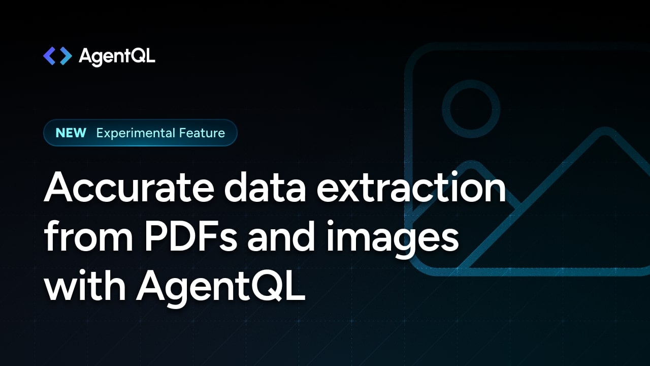 Accurate data extraction from PDFs and images with AgentQL | AgentQL Accurate data extraction from PDFs and images with AgentQL | AgentQL