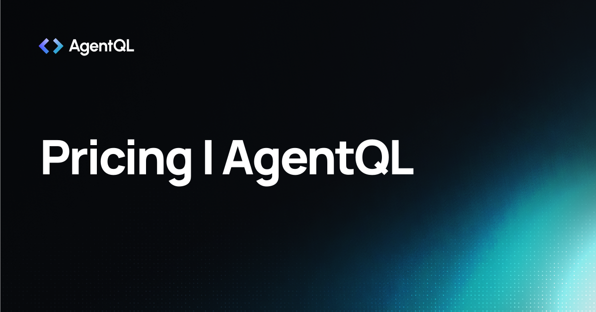 Pricing Agentql